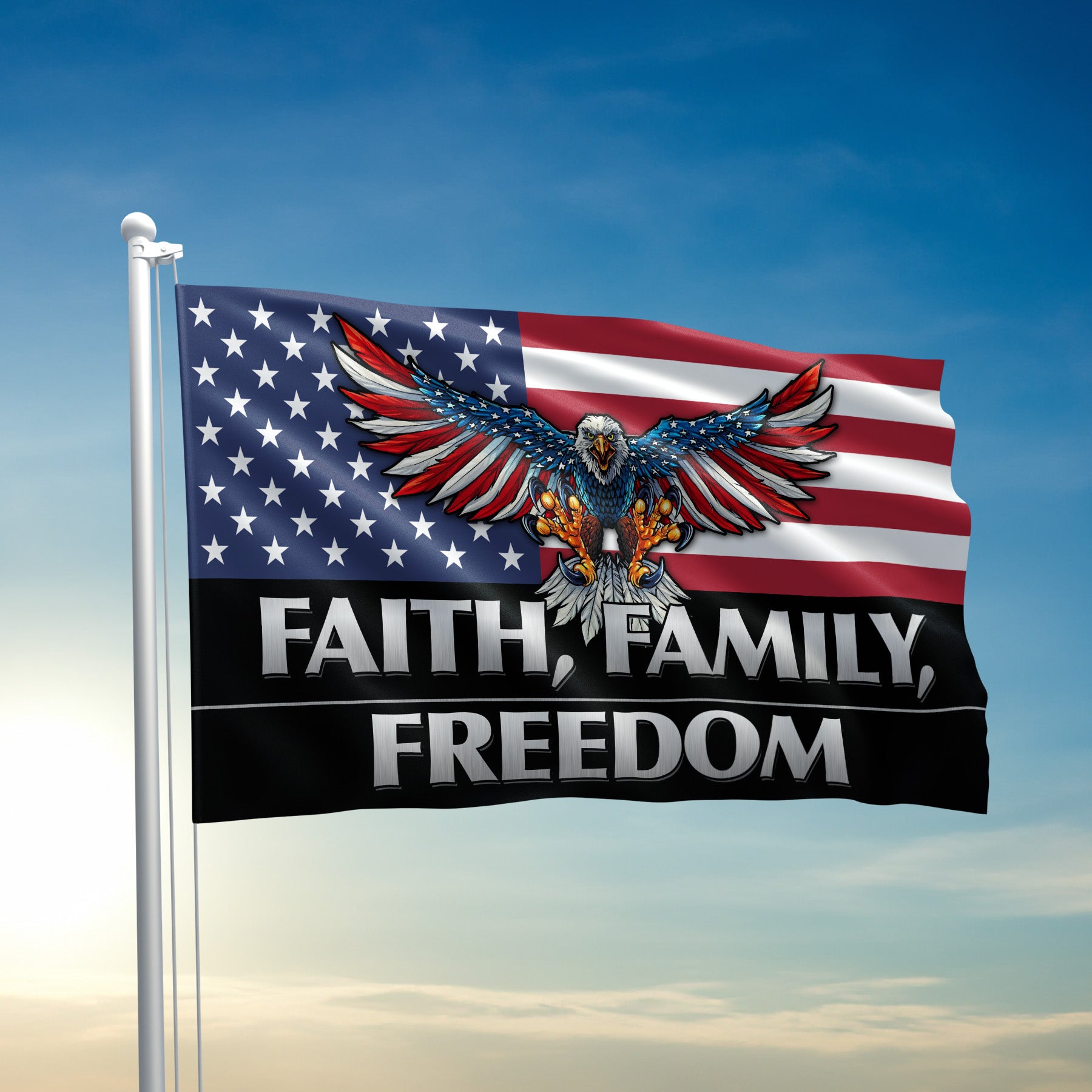 Faith Family Freedom Flag - 2699 – I Love My Freedom