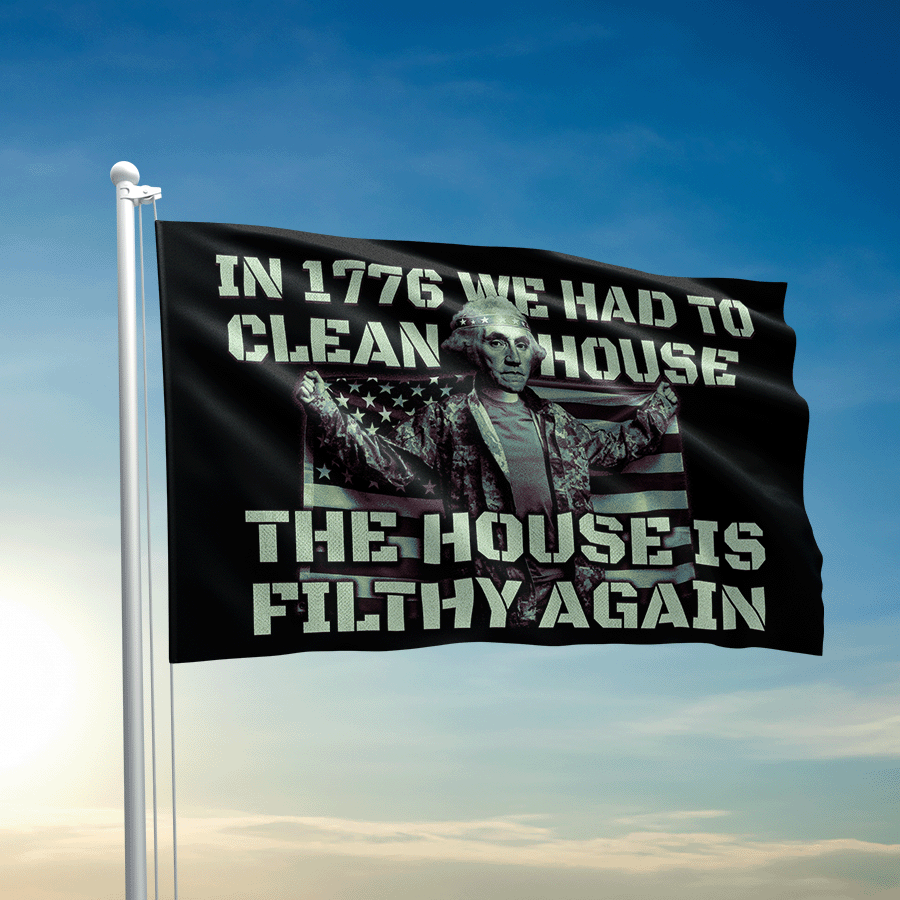 Clean House Flag – I Love My Freedom